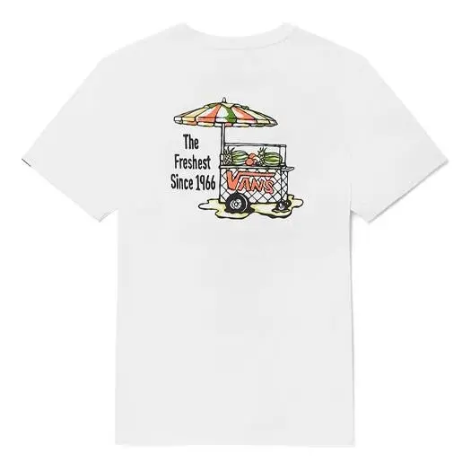 VANS Funny Printing Sports Round Neck Short Sleeve