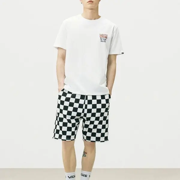 VANS Funny Printing Sports Round Neck Short Sleeve