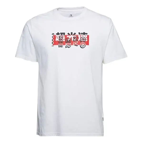 CONVERSE Printing Round Neck Short Sleeve