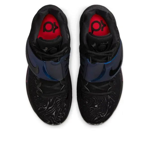 Nike Kd 14 Ep Basketball Sneakers - Black/blue/red