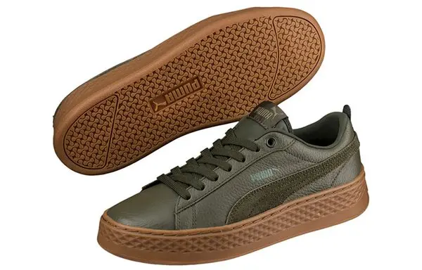 PUMA Smash Platform Softfoam Low Top Sneakers