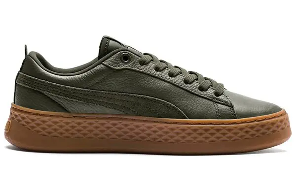 PUMA Smash Platform Softfoam Low Top Sneakers - Green
