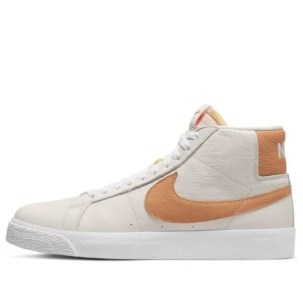Nike Zoom Blazer Mid Sb Sneakers - White/orange