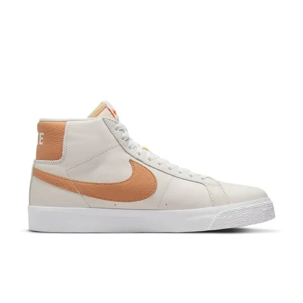 Nike Zoom Blazer Mid Sb Sneakers - White/orange