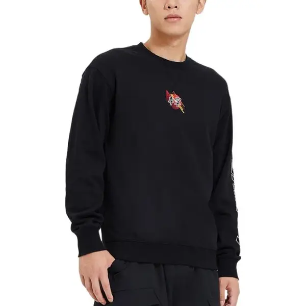 LI-NING Lifestyle Sportswear Pullover - Black/red/white