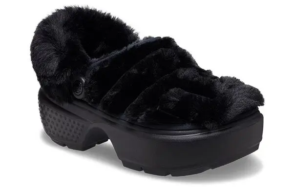 CROCS Stomp Quilted Clogs - Black