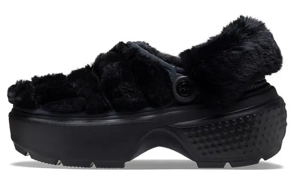 CROCS Stomp Quilted Clogs - Black