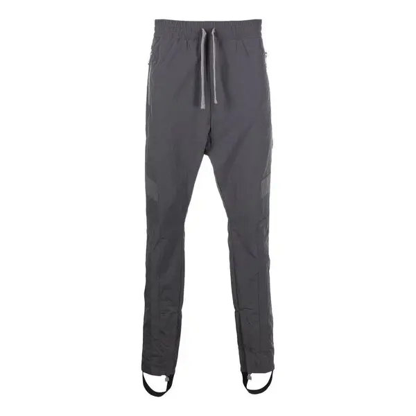Adidas Originals Solid Color Logo Slim Fit Sports Pants/trousers/joggers Gray - Default Colorway