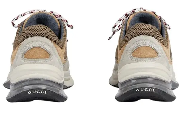 Gucci Run Suede Sneakers - Brown