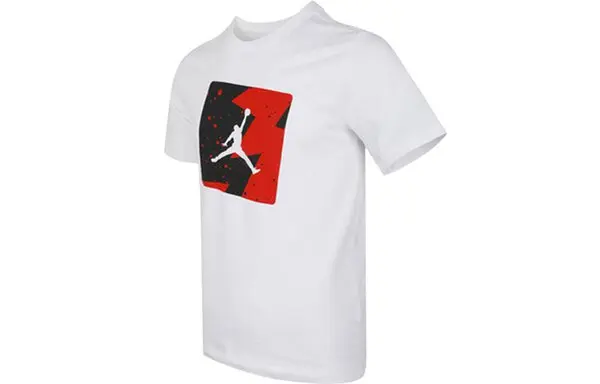 JORDAN Air Poolside Chest Printing Short Sleeve Tee