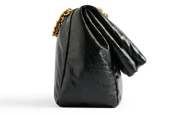 Balenciaga Monaco Small Chain Bag - Black
