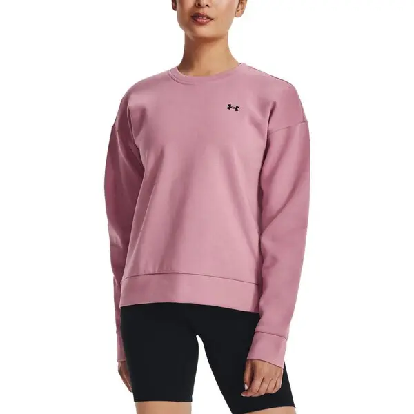 Under Armour Unstoppable Fleece Crew Neck - Pink