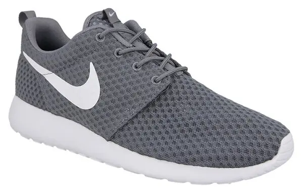 Nike Roshe Run Breeze Sneakers - Cool Grey/white