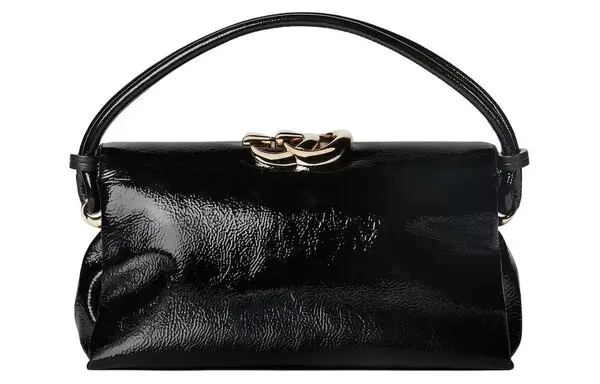 Gucci Gg Soft Top Handle Bag - Black