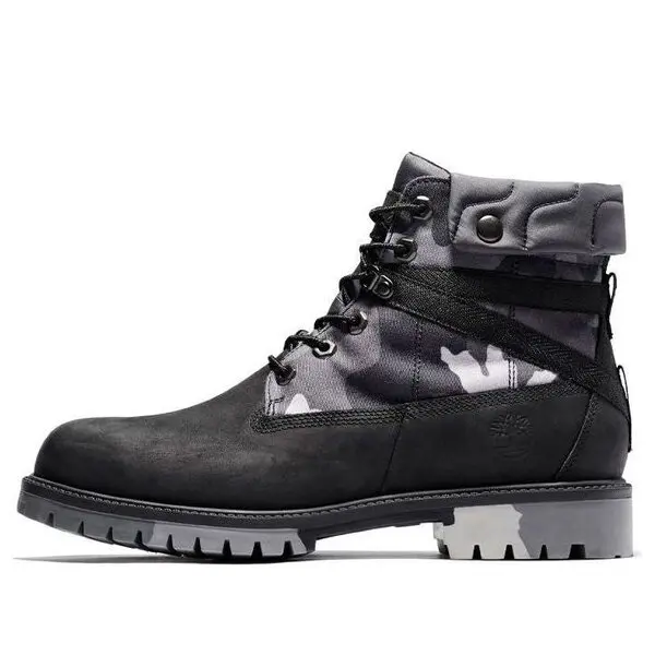 Timberland Heritage Ek+ 6 Inch Waterproof Wide-fit Boot - Grey/black