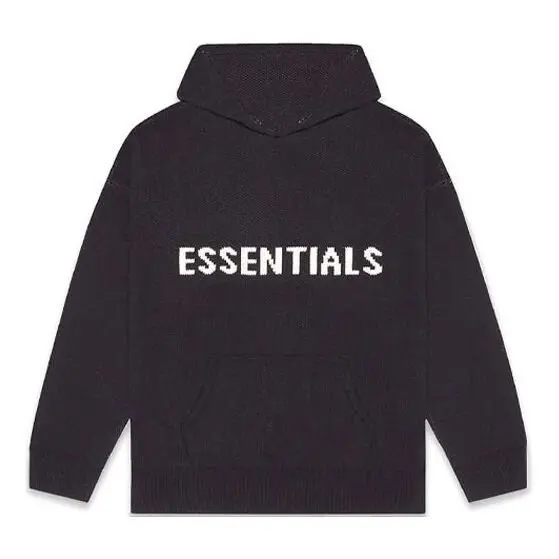 Fear Of God Knit Logo Hoodie