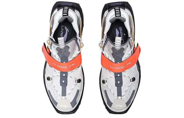 LI-NING Titan Halo Paris Fashion Week Sneakers - White/grey
