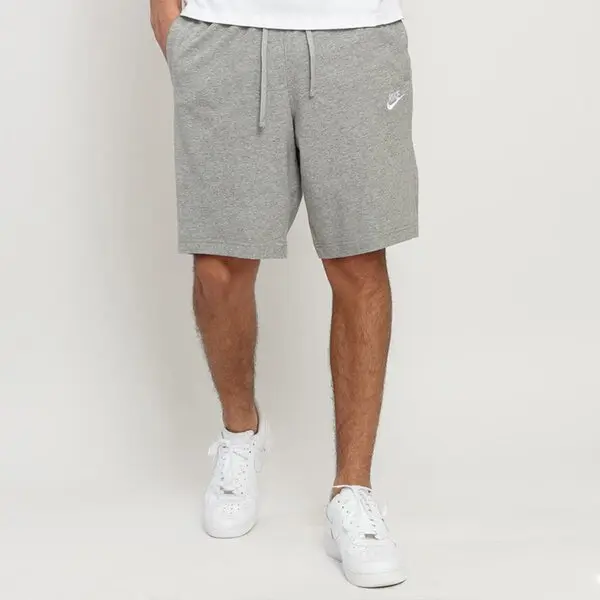 Nike Club Short Jsy Casual Sports Gym Basketball Running Shorts - Grey