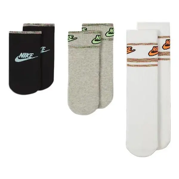 Nike Athletic Socks 3 Pairs - White/gray/black
