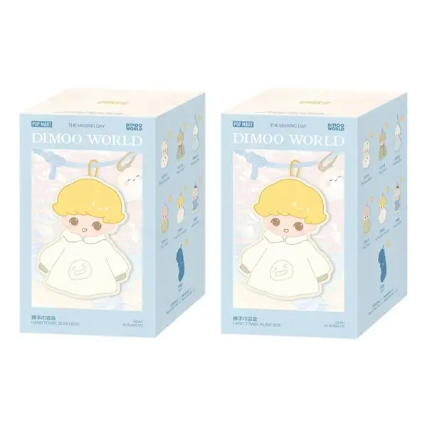 POP MART Dimoo The Missing Day Series Hand Towel Sealed Case - Multi-color