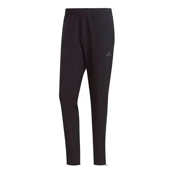 Adidas Astro Pant Logo Casual Sports Running Breathable Pants - Black