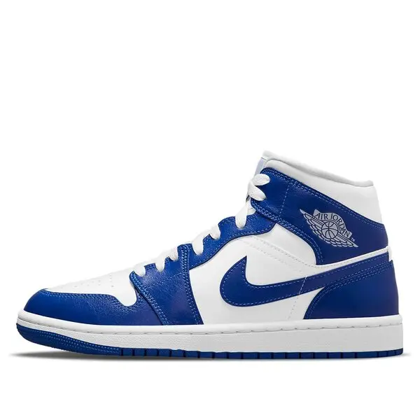 JORDAN 1 Mid Sneakers - White/hyper Royal