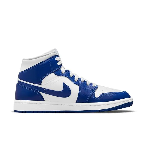 JORDAN 1 Mid Sneakers - White/hyper Royal