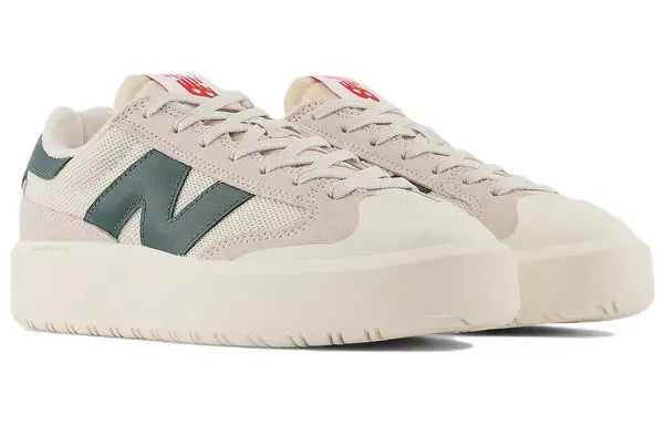 NEW BALANCE Ct302 Platform Sneakers - Creamwhite/green