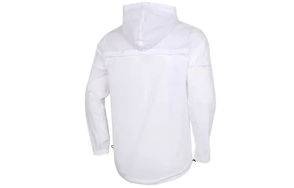 Adidas Logo Print Woven Hooded Jacket