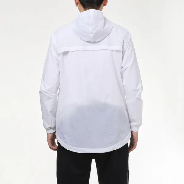 Adidas Logo Print Woven Hooded Jacket