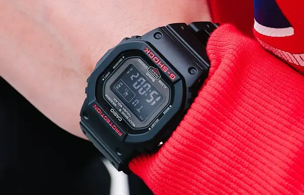 Casio G-shock Digital Watch - Black/red