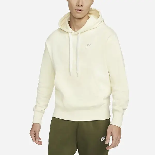 Nike Embroidered Logo Hooded Casual Sports Sweatshirt - Default Color