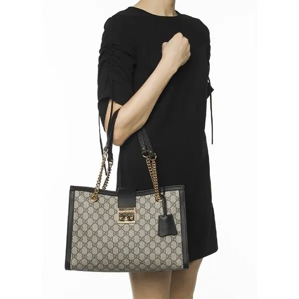 Gucci Gg Padlock Series Single-shoulder Bag - Cream