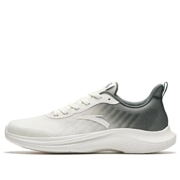 ANTA Athletic Lace-up Sneakers - White/green/grey