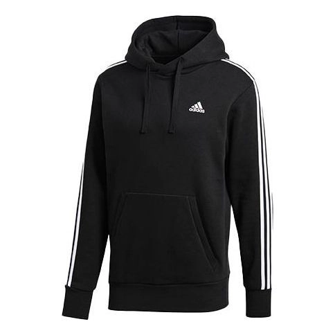 Adidas Fleece Lined Hooded Pullover - Black