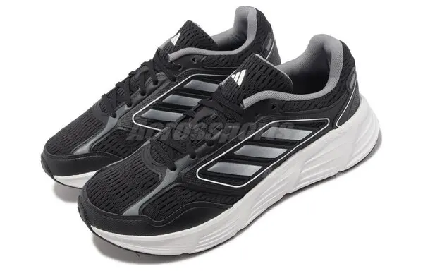 Adidas Galaxy Star Lace-up Sneakers - Black/grey