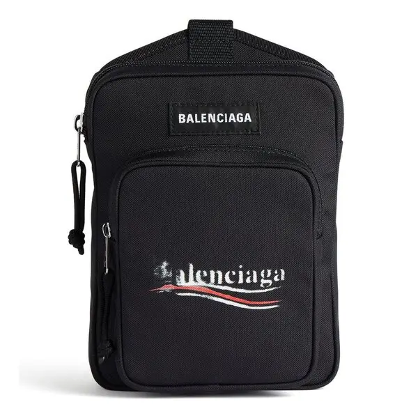 Balenciaga Explorer Crossbody Messenger Bag - Black
