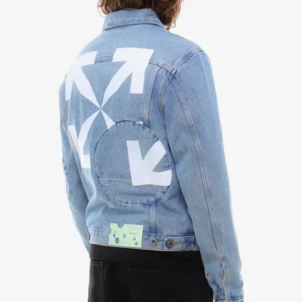 Off-White Arrow Twist Denim Jacket