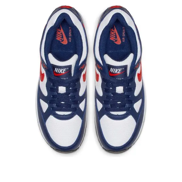 Nike Span Ii "blue Void" Sneakers - White/blue/red
