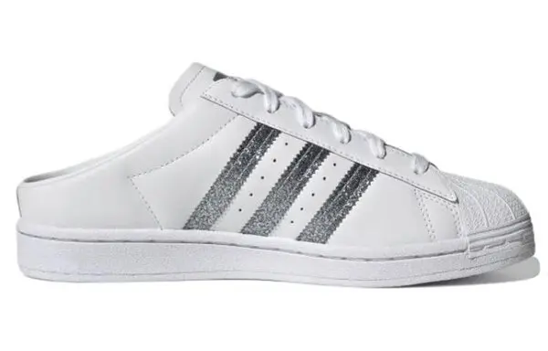 Adidas Superstar Mule Silver Metallic Sneakers