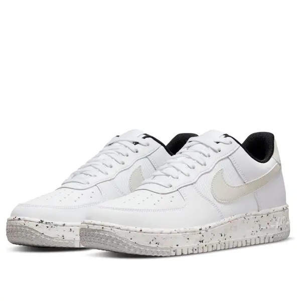 Nike Force 1 Crater Next Nature Low Top Sneakers - White/grey