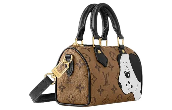 LOUIS VUITTON Nano Speedy Monogram Reverse Canvas Bag