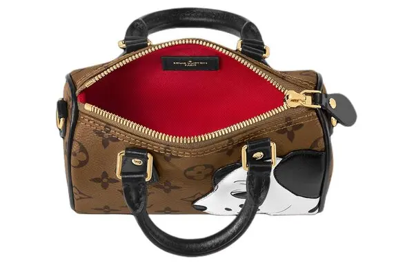 LOUIS VUITTON Nano Speedy Monogram Reverse Canvas Bag