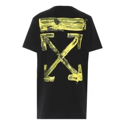 Off-White Acrylic Arrows Short Sleeve T-shirt - Black