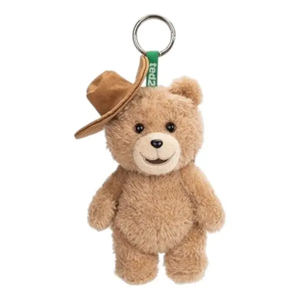 POP MART Ted2 Teddy Bear "cowboy Bear" Plush Pendant - Multi-color