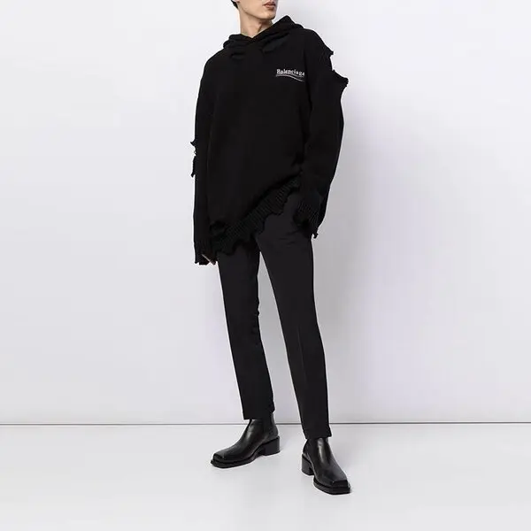 Balenciaga Political Campaign Destroyed Hoodie
