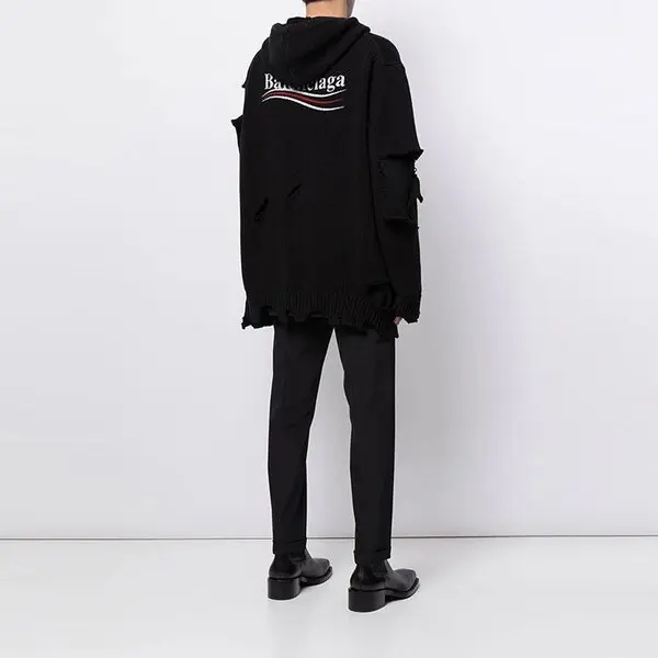 Balenciaga Political Campaign Destroyed Hoodie