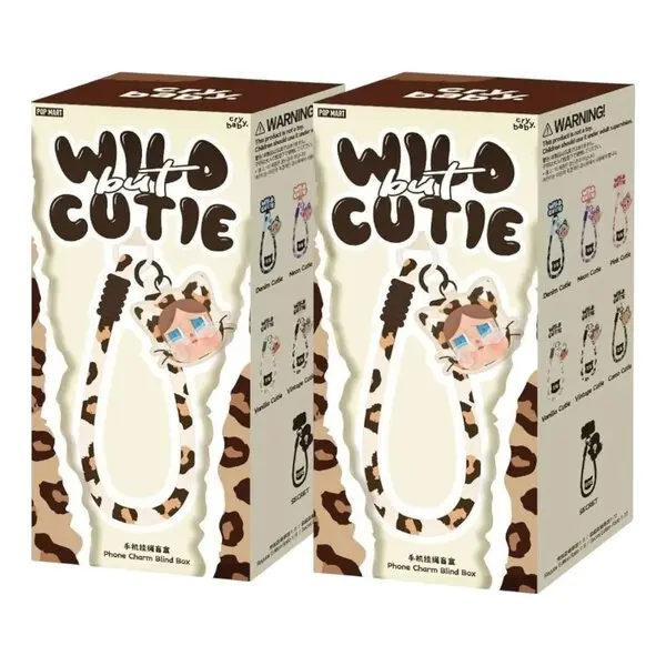 POP MART Crybaby Wild But Cutie Phone Charm Sealed Case - Multi-color