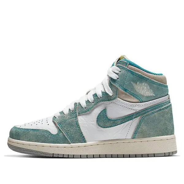 JORDAN 1 Retro High Og Sneakers - Turbo Green/sail-white-lt Smoke Grey