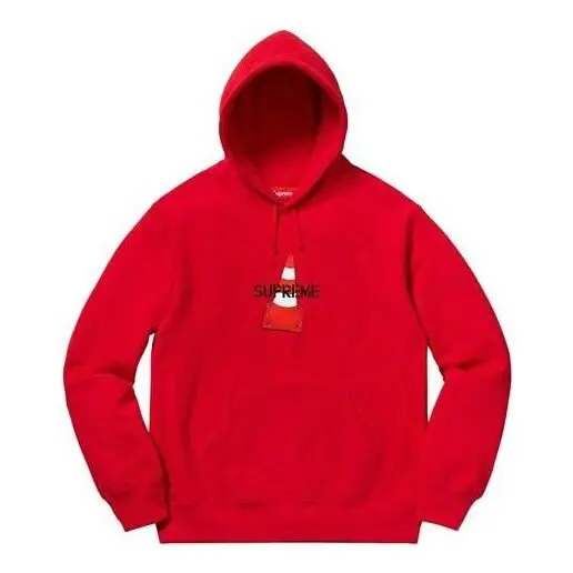 Supreme Cone Hooded Sweatshirt - Red